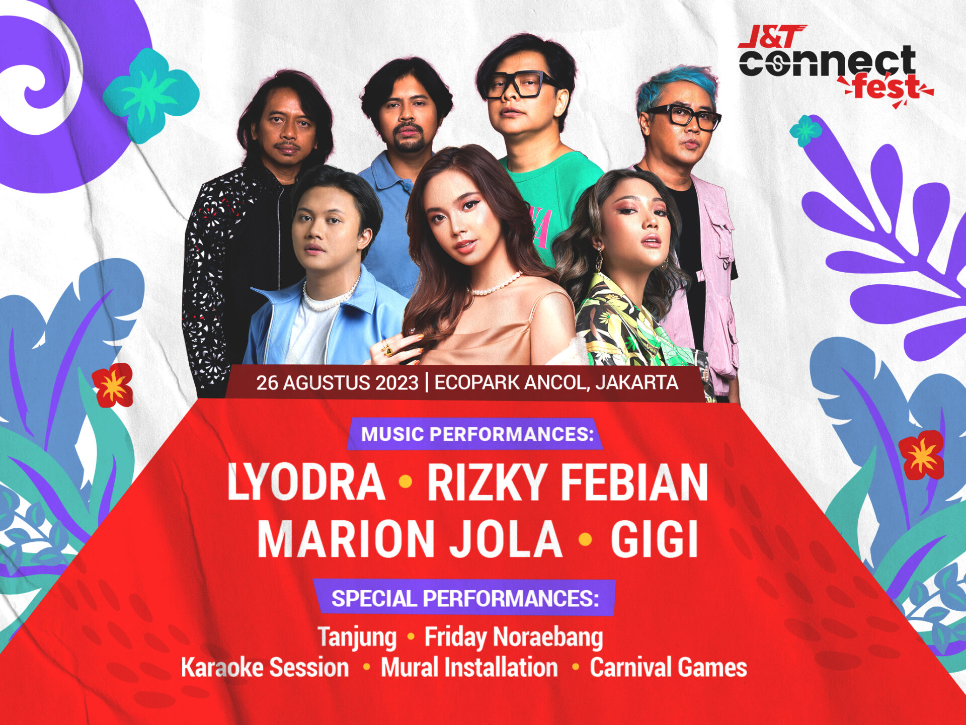 Lyodra dan Grup Band Gigi akan Tampil di Acara J&T Connect Fest ...